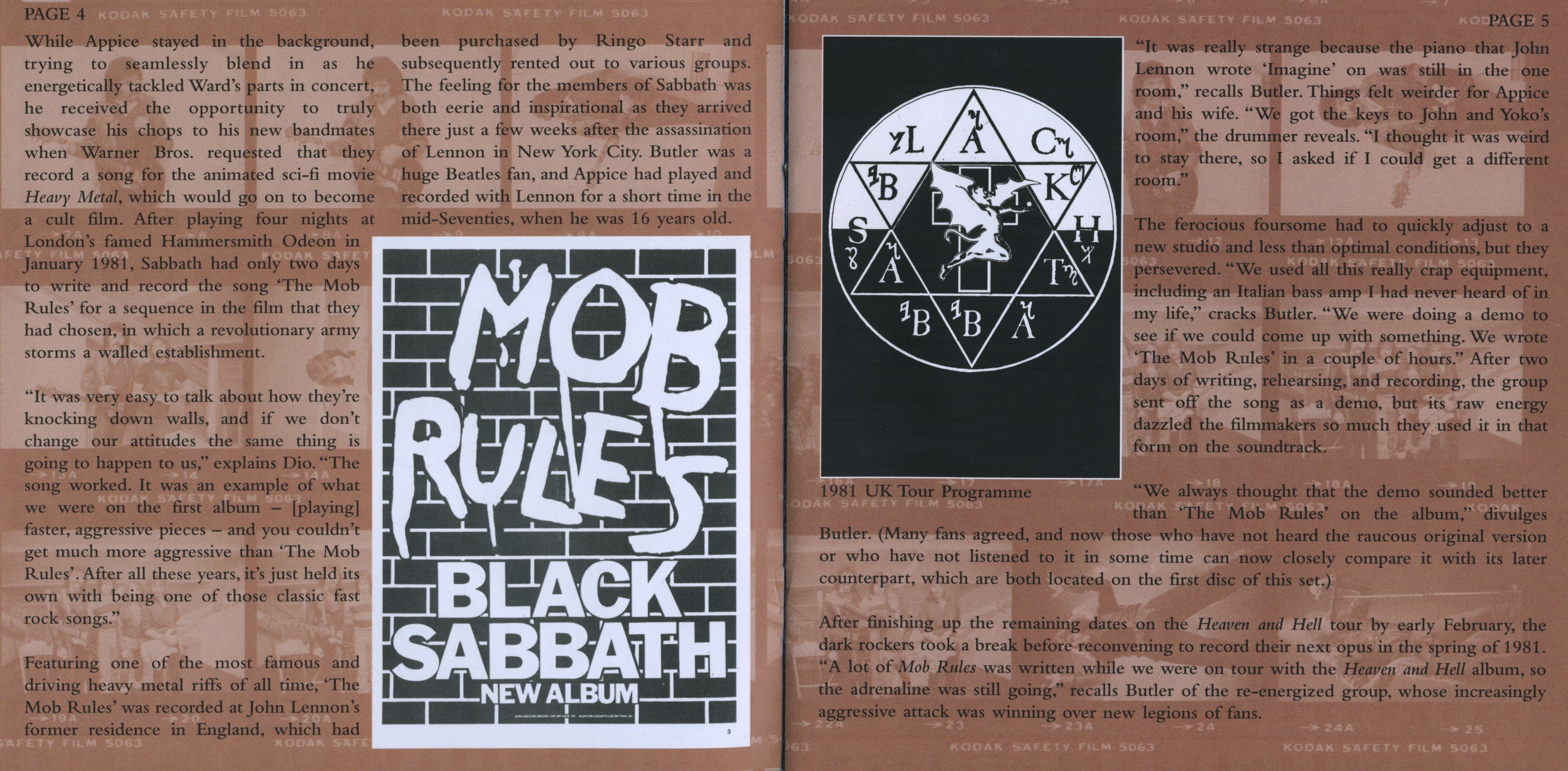 Black Sabbath Mob Rules; deluxe edition : Booklet 3 | CD Covers | Cover ...